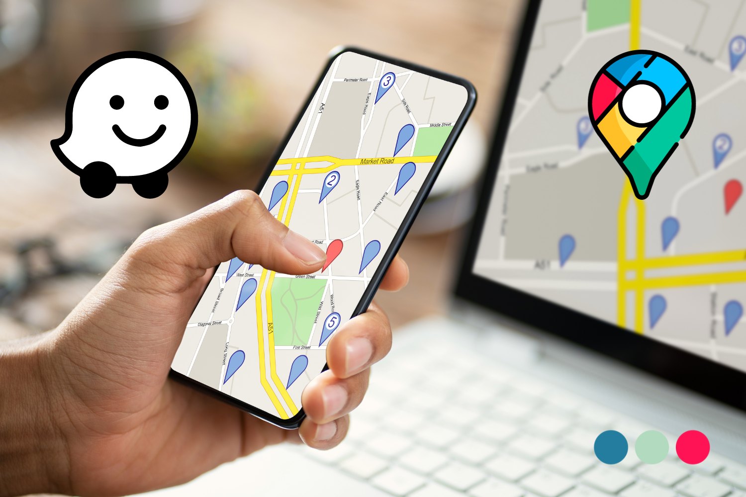 Como usar Google Maps y Waze - Estudiosando - Tu negocio fisico en el mapa